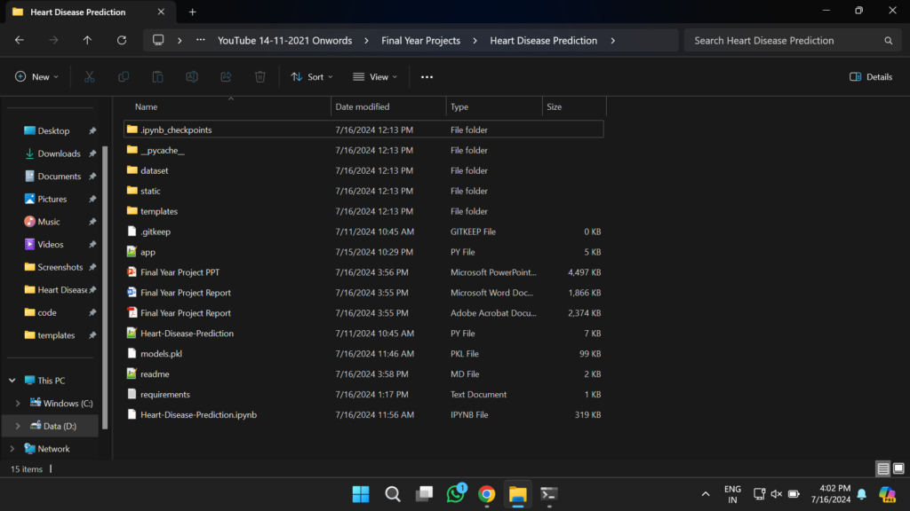 Heart Disease Prediction Using Machine Learning With Flask App Project 9290